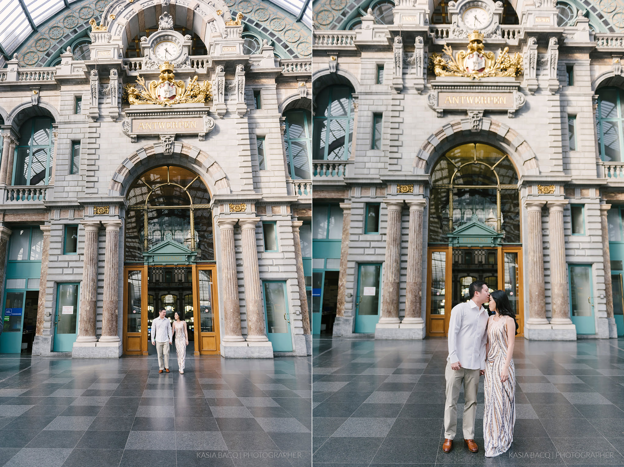 Cindy & Eric - Engagement in Antwerp - Kasia Bacq