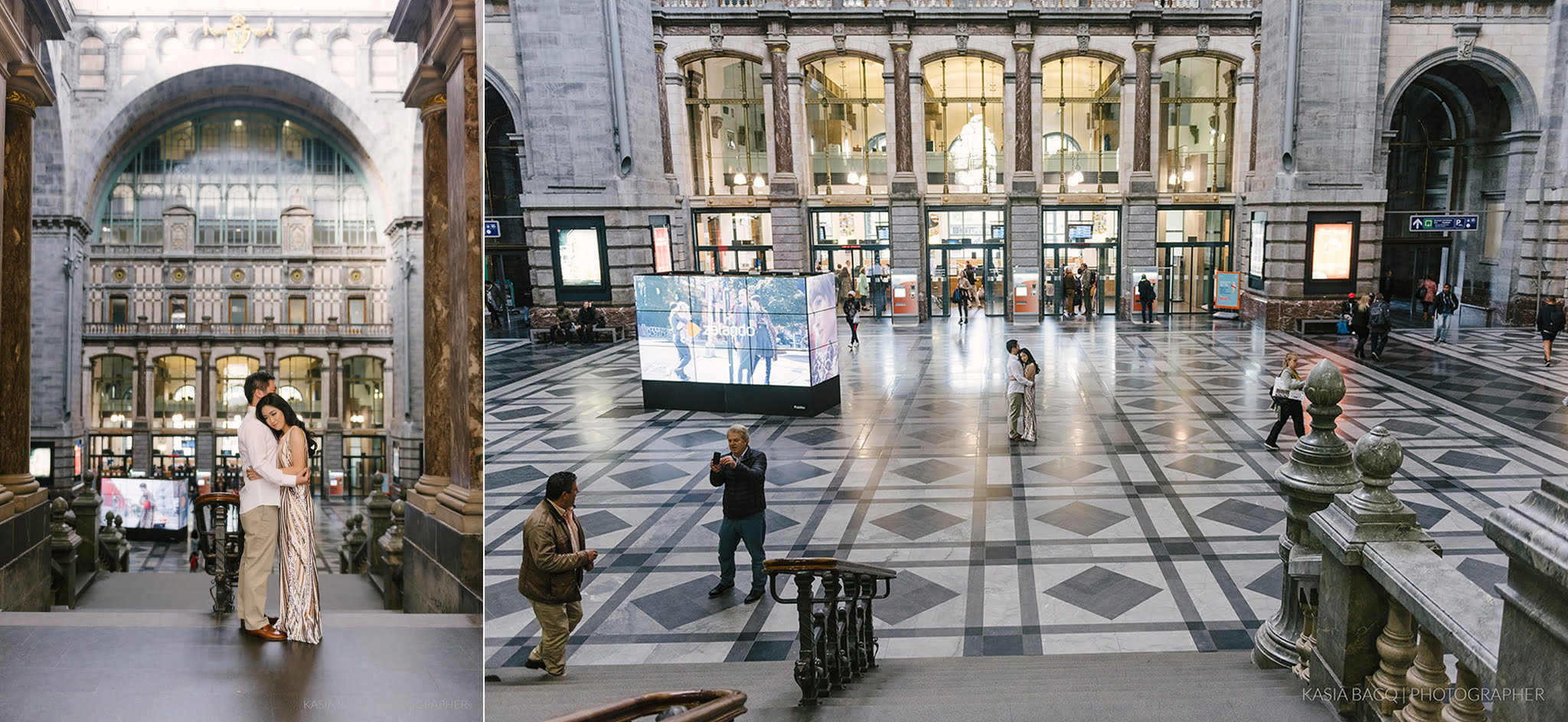 Cindy & Eric - Engagement in Antwerp - Kasia Bacq