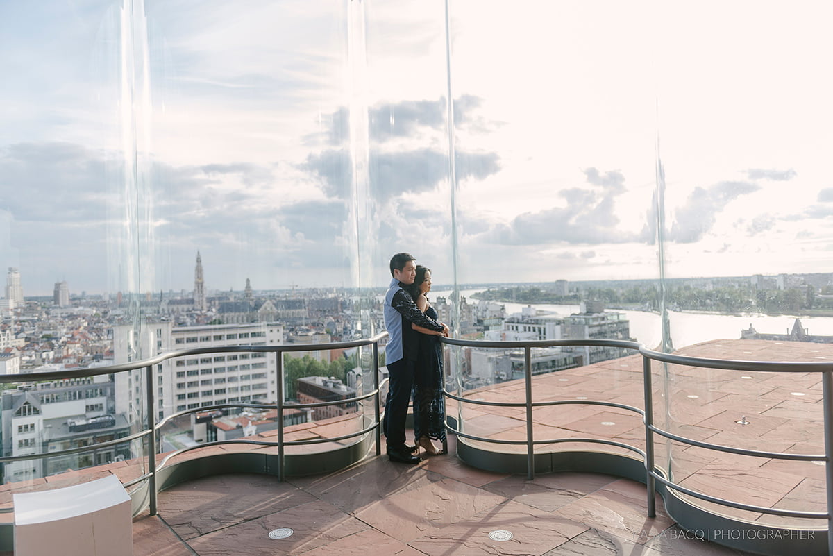 Cindy & Eric - Engagement in Antwerp - Kasia Bacq